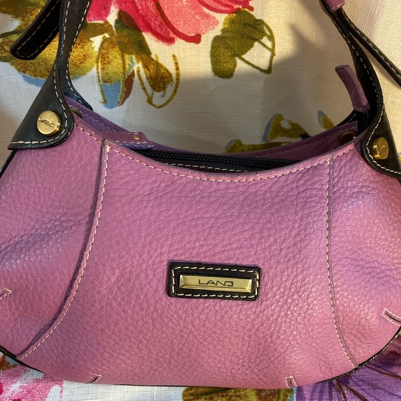 Land | Bags | Land Mini Hobo Leather Bag In A Beautiful Shade Of Purple ...